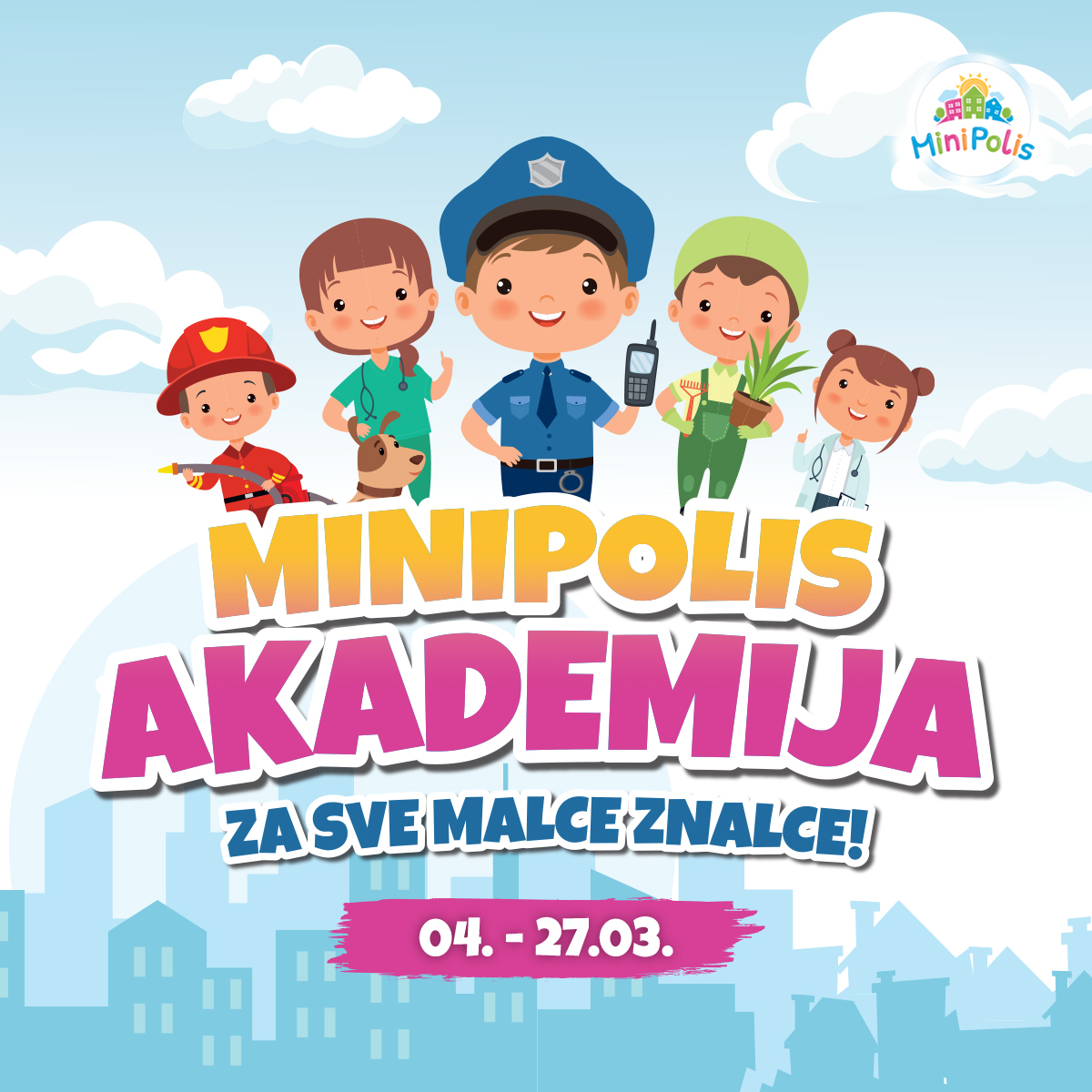 Novo u dječjem gradu: MiniPolis Akademija za sve malce znalce - Z centar
